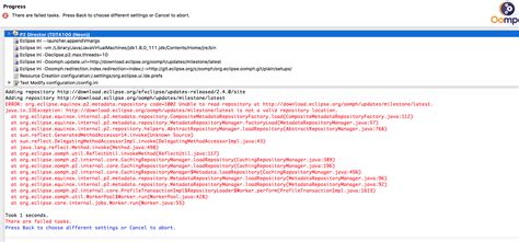 eclipse oomph installation error stack overflow