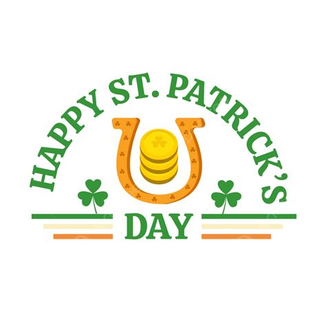 St Patricks Day Vector Design Images Lucky St Patricks Day Logo Png