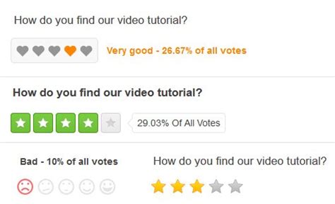 5 star rating system in php mysql rating walls