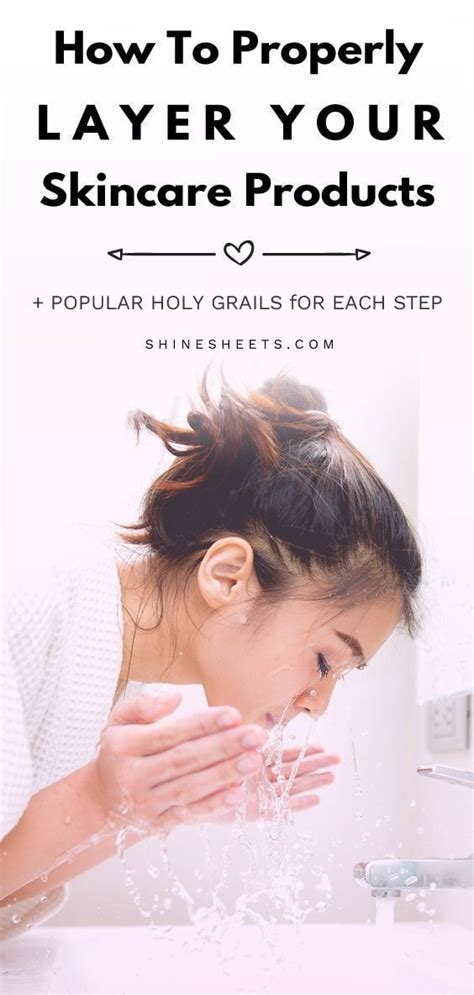 How To Layer Skincare Products Popular Holy Grails For Each Step Artofit