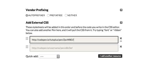 quick tip add a supports css file to your codepen demos