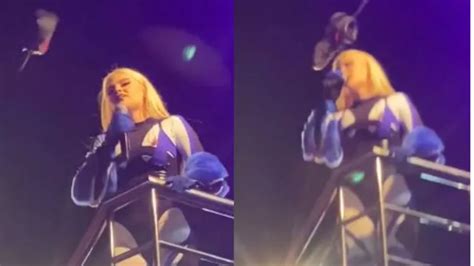 Luísa Sonza é Atingida Por Calçado Durante Show Em São Paulo IstoÉ