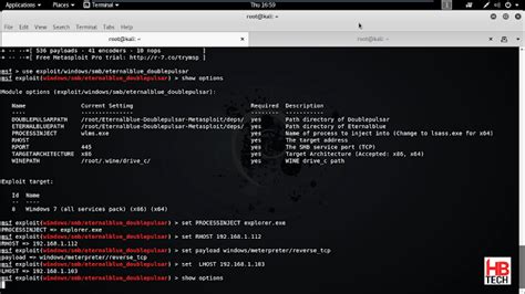 hack windows with eternalblue doublepulsar exploit through metasploit