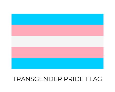 Premium Vector Transgender Pride Flag Symbol Of Lgbt Community Vector
