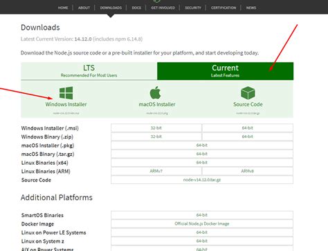 how to install node js on windows solved doc