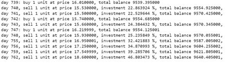 reinforcement learning for automated trading using python
