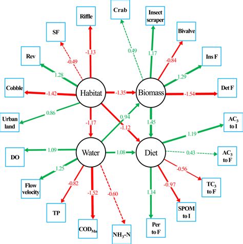 Structural Equation Models Sems Showing The Direct And Indirect