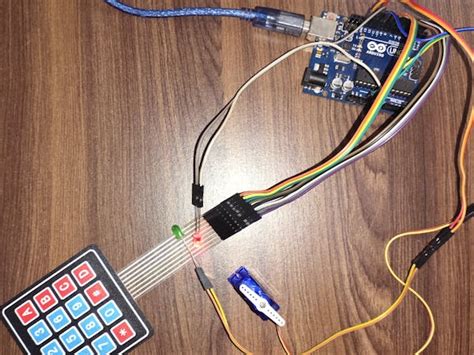 Keypad Lock With Servo Arduino Project Hub
