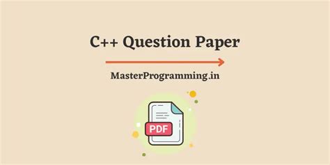 C Question Paper Download Previous Year Question Papers Of C