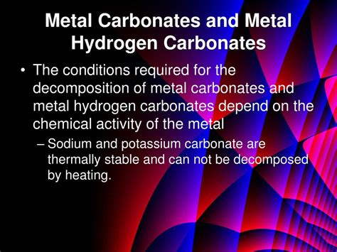 Ppt Thermal Decomposition Reactions Powerpoint Presentation Free
