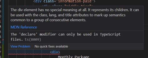 typescript error highlighting issue · issue 1600 · vuejs language