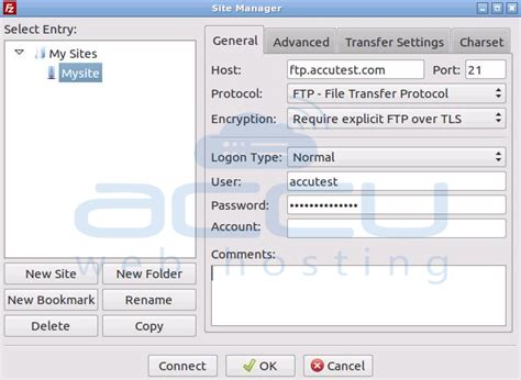 How To Do Ftp Over Ssl Tls In Filezilla Knowledgebase Accuwebhosting
