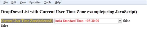 asp 4 tutorials how to get current user time zone in c