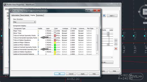 solved profile view band autodesk community