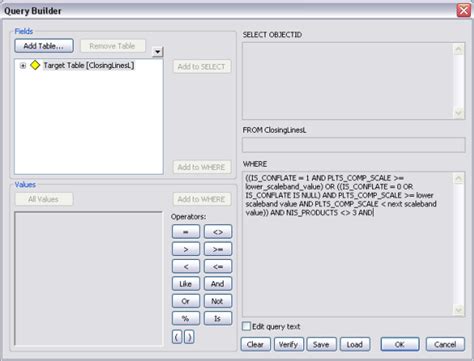 modifying extraction queries by appending an and statement—arcmap