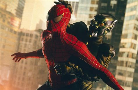 映画『スパイダーマン』／戦うスパイダーマンとグリーン・ゴブリン キャステル Castel ディズニー情報