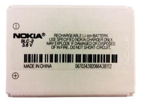 Original Battery Blc 2 For Nokia 3310 3330 3410 3510 5510 6800 Tested