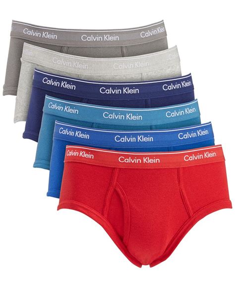 Calvin Klein Mens 6 Pk Cotton Classic Briefs And Reviews Underwear