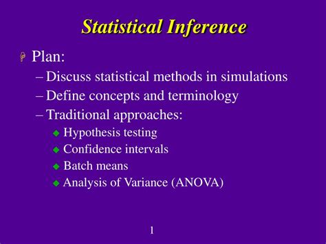 Ppt Statistical Inference Powerpoint Presentation Free Download Id