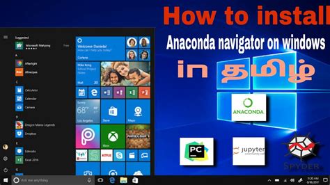 how to install anaconda navigator in tamil python tutorial
