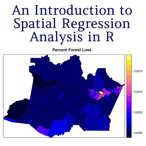 An Introduction To Spatial Regression Analysis In R