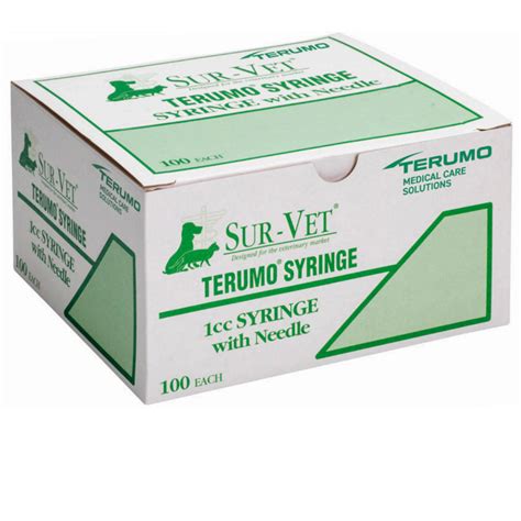 Sur Vet Luer Slip Tip 1cc Tuberculin Tb Syringe With Removable Needle
