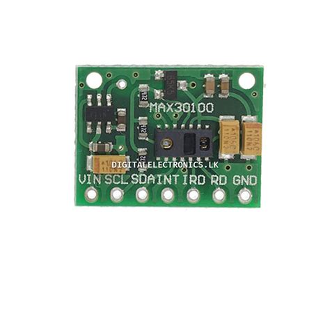 max30100 heart rate and spo2 sensor digitalelectronics lk