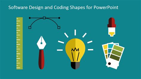 software design and coding shapes for powerpoint slidemodel