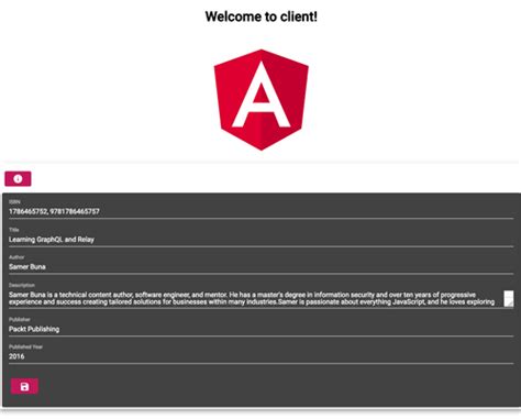 node express angular 7 graphql and mongodb crud web app