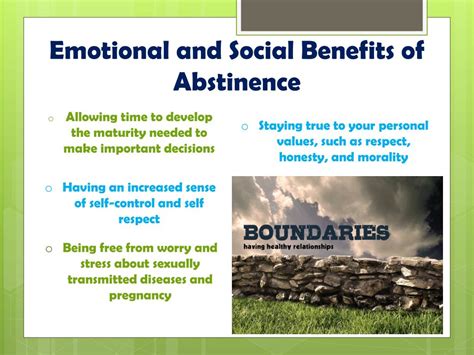 Ppt Benefits Of Abstinence Powerpoint Presentation Free Download