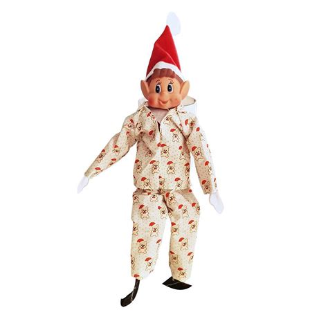 Elves Behaving Badly Bear Printed Pyjamas Elves Behaving Badly