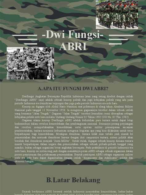 Dwi Fungsi Abri Pdf