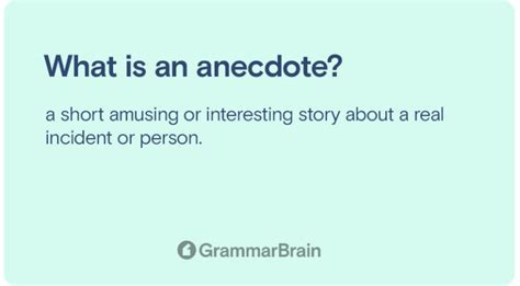 What Is An Anecdote Definition Examples Types How To Write Them