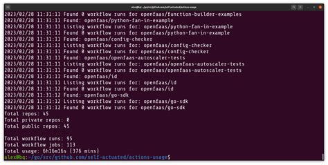 article find your total build minutes with github actions and golang