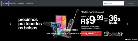 nav bar carousel não alinhado com a navbar stack