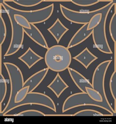 Mural Decorative Geometric Seamless Pattern Stock Vector Image And Art
