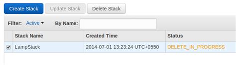 install lamp stack using cloud formation to the new blog