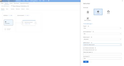 continuous integration and deployment using data factory