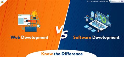 web development vs software development know the difference