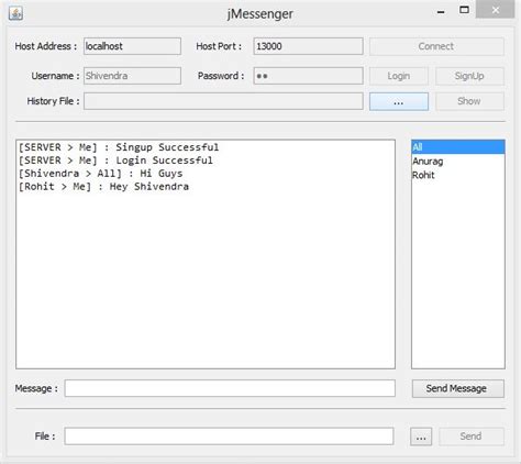 a java chat application codeproject