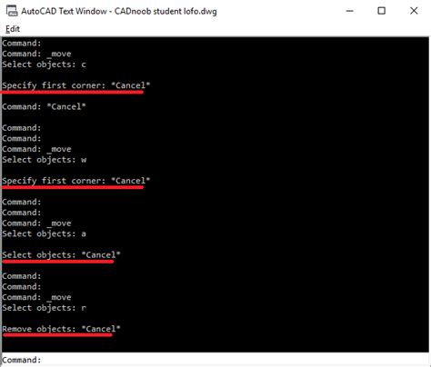 solved modify sub commands autodesk community
