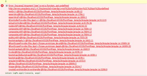 javascript angularjs the controller function is not a function got