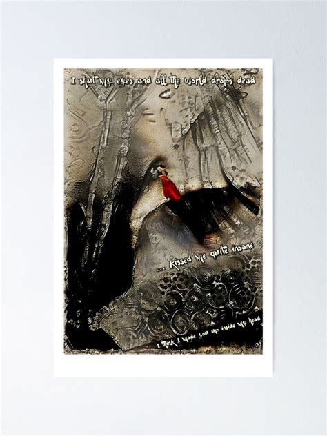 Mad Girls Love Song Sylvia Plath Poster For Sale By Beauravn Redbubble