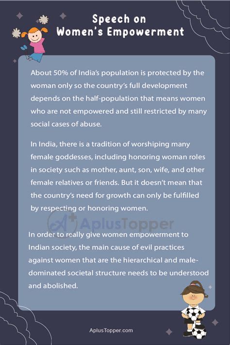 Women Empowerment Speech Best Speech On Womens Empowerment In