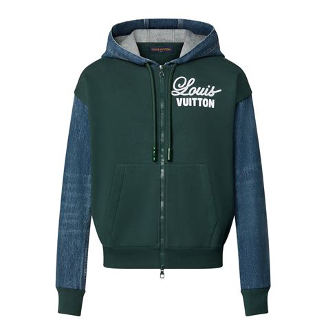 Hybrid Aus Hoodie Und Jeansjacke Ready To Wear Louis Vuitton
