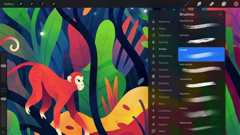procreate 4 brings interface overhaul new metal engine for performance
