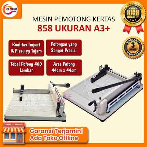 Jual Mesin Paper Cutter A3 Alat Pemotong Kertas Ukuran A3 Shopee