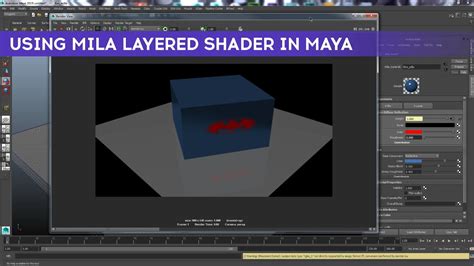 using mila layered shader in maya video youtube