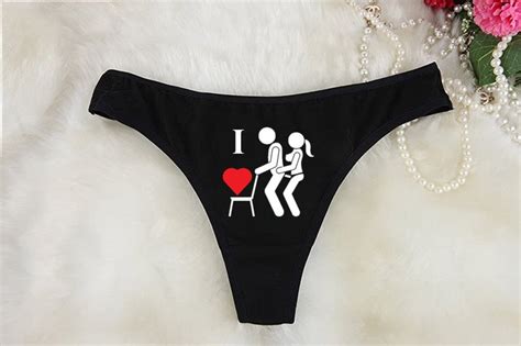 I Love Pegging Thong Panties Etsy