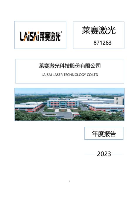 莱赛激光：2023年年度报告